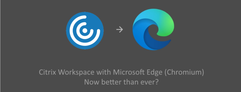 Using Citrix with the new Microsoft Edge (Chromium based ...